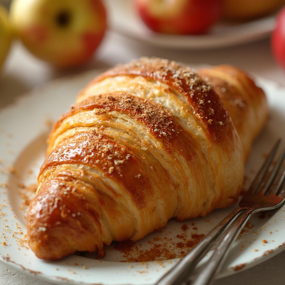 Indian Spiced Apple Croissant