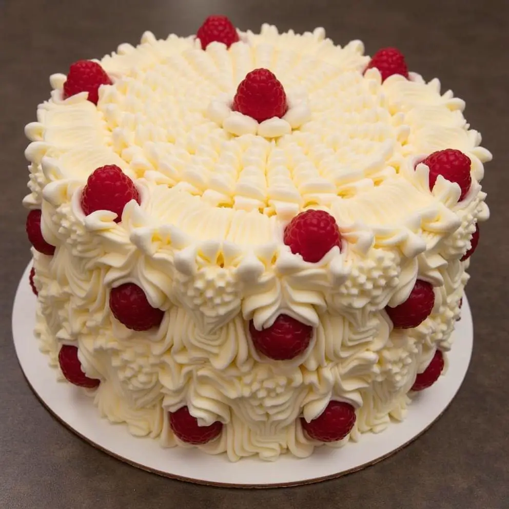 Japanese Raspberry Cake