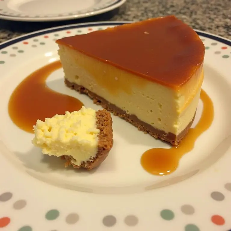 Salted Caramel Basque Cheesecake