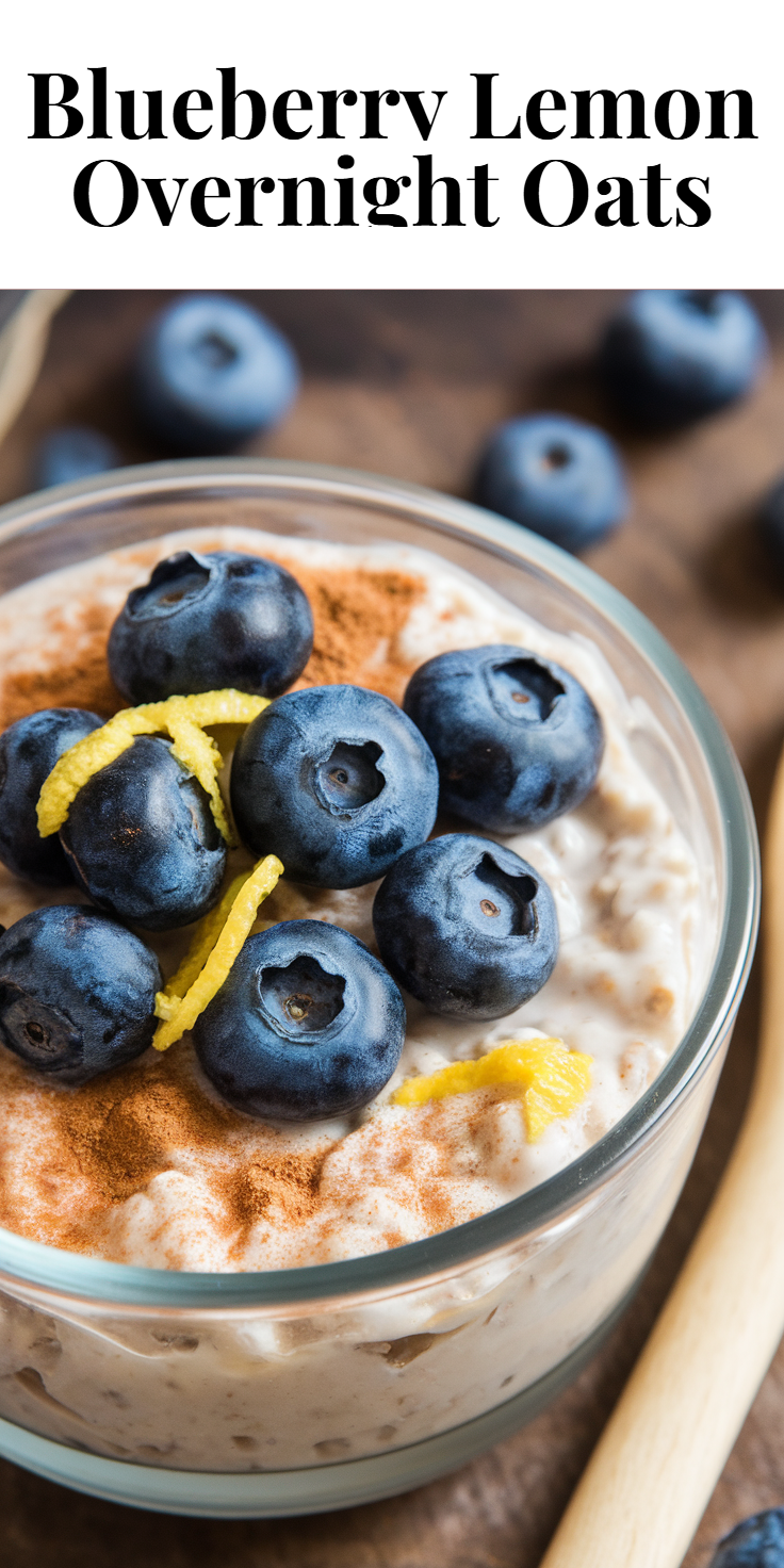 Blueberry Lemon Overnight Oats