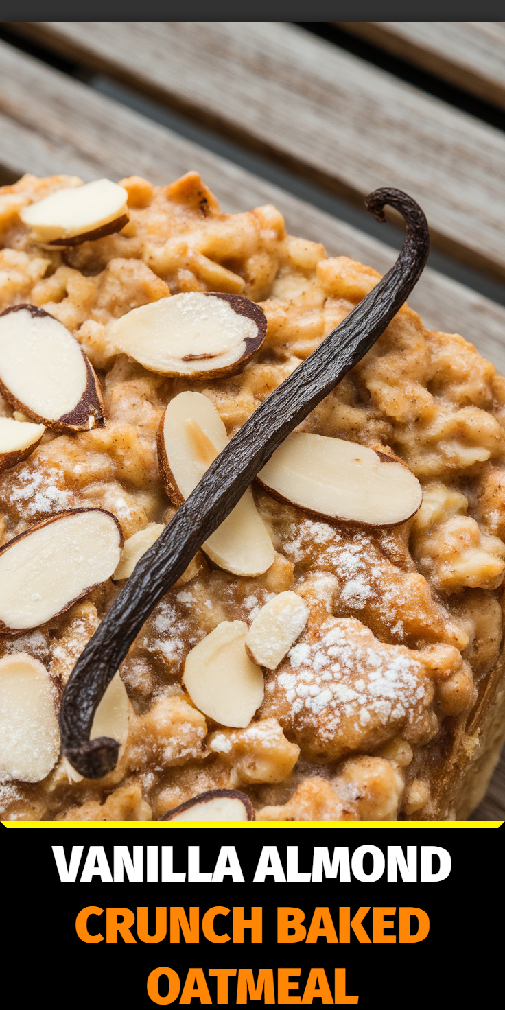 Vanilla Almond Crunch Baked Oatmeal