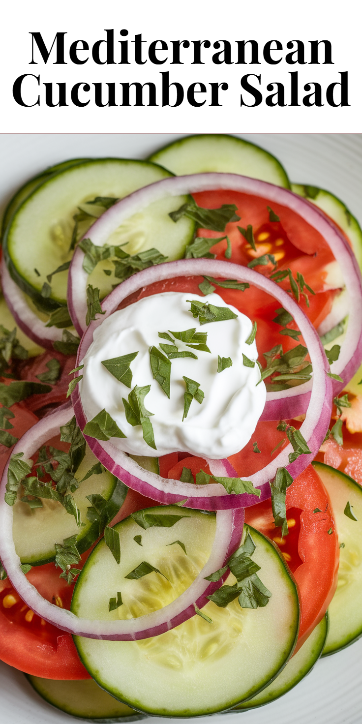 Mediterranean Cucumber Salad