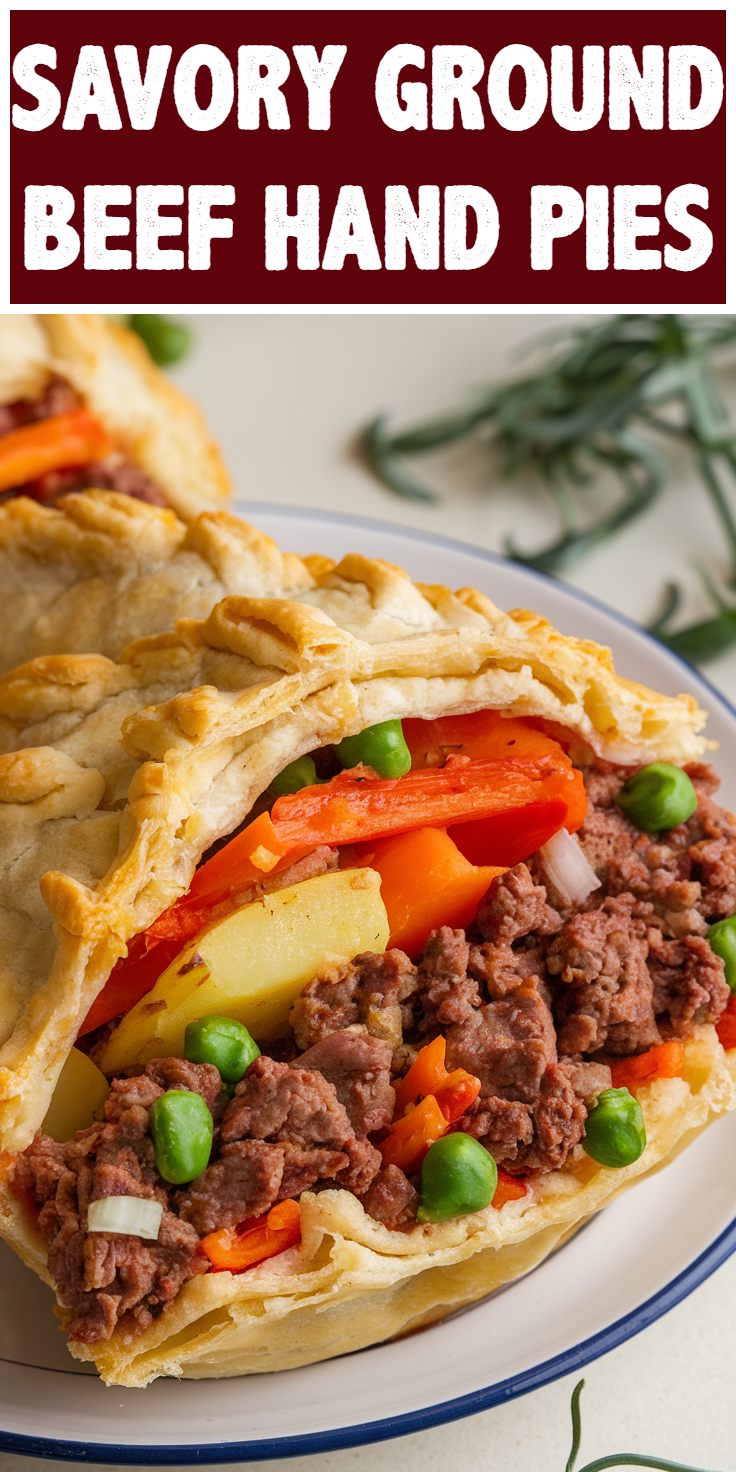 Savory Ground Beef Hand Pies